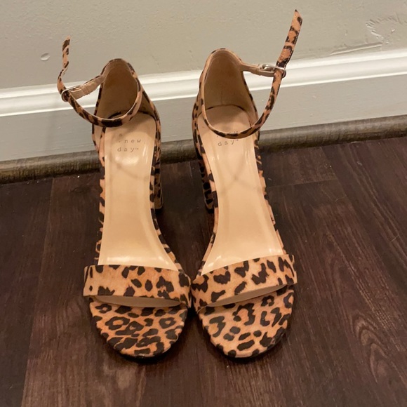 Target | Shoes | Leopard Print Heels | Poshmark